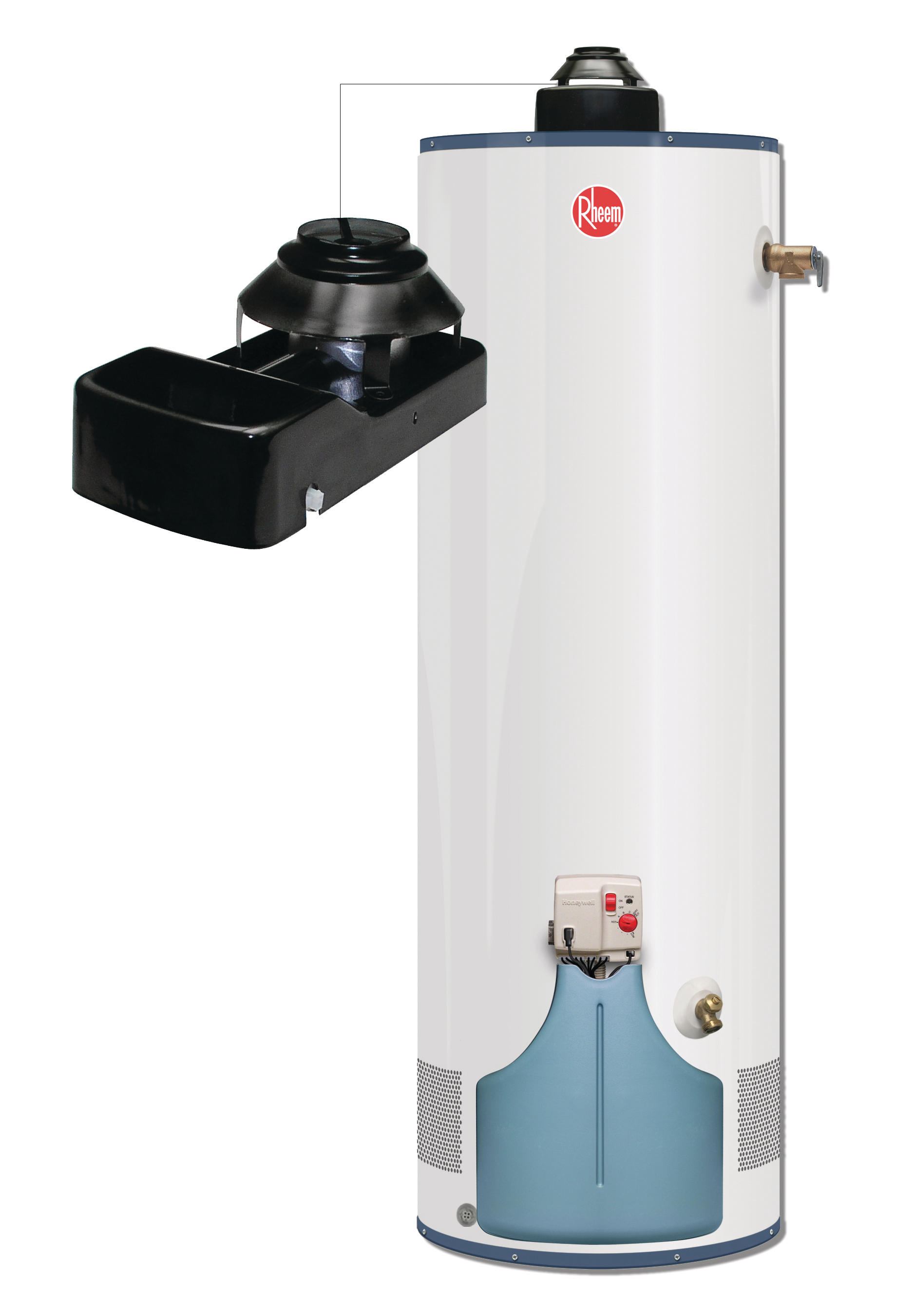 Rheem Manufacturing Co. Powered Damper Water Heater