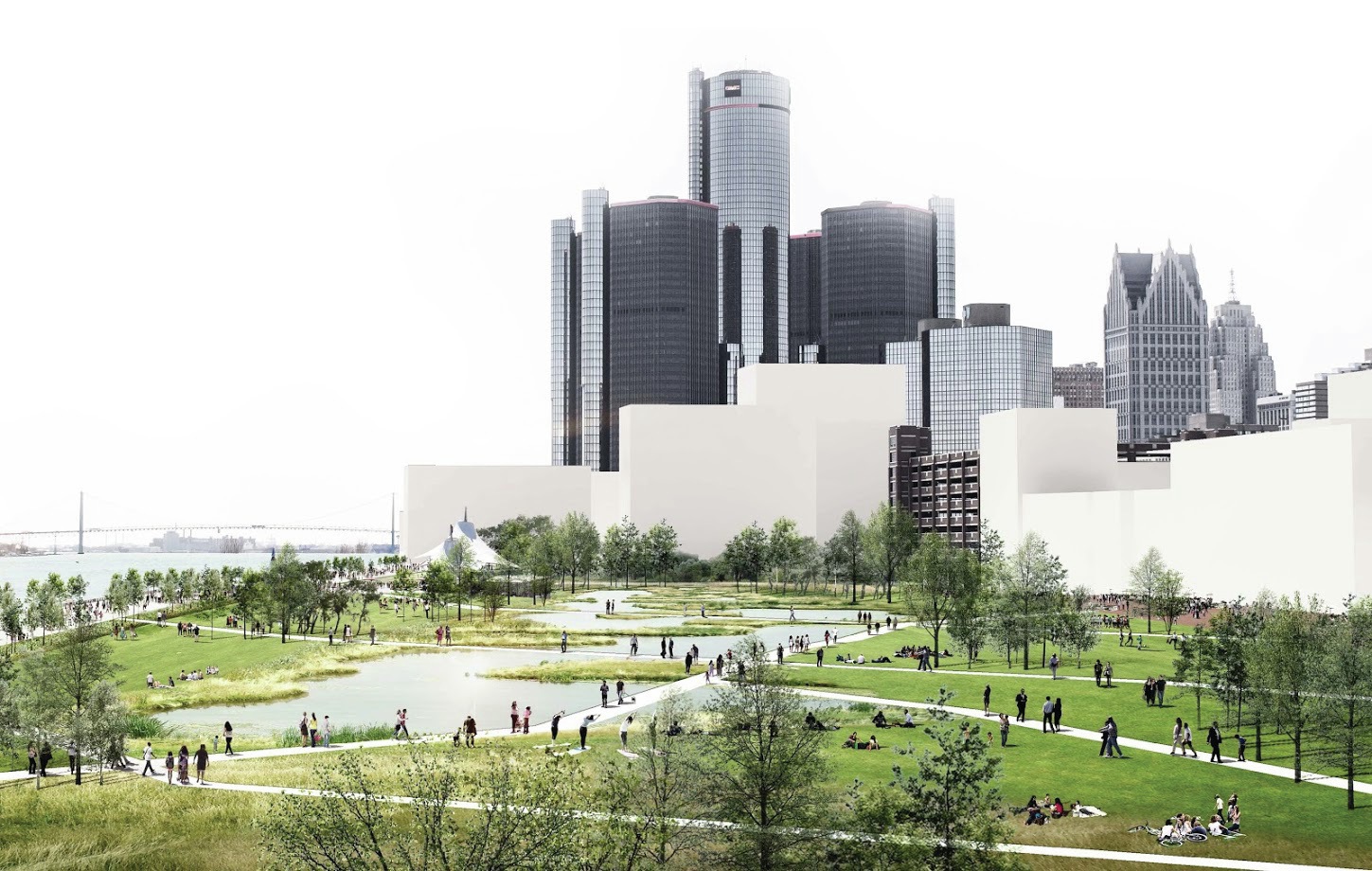 Architects Reimagine Detroit's Riverfront