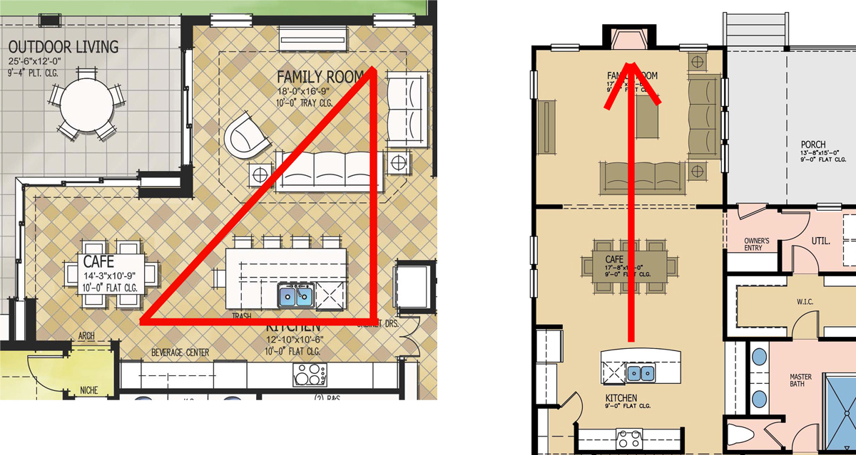 Interior Design Blueprints Right Triangles