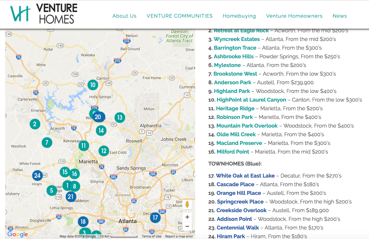 First Alert: Beazer Buys Atlanta-Area Private Powerhouse, Venture Homes