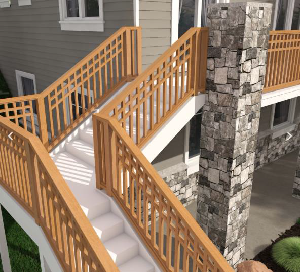 Fence Quarter Creates Wood Railing Inserts for Existing Posts and Rails