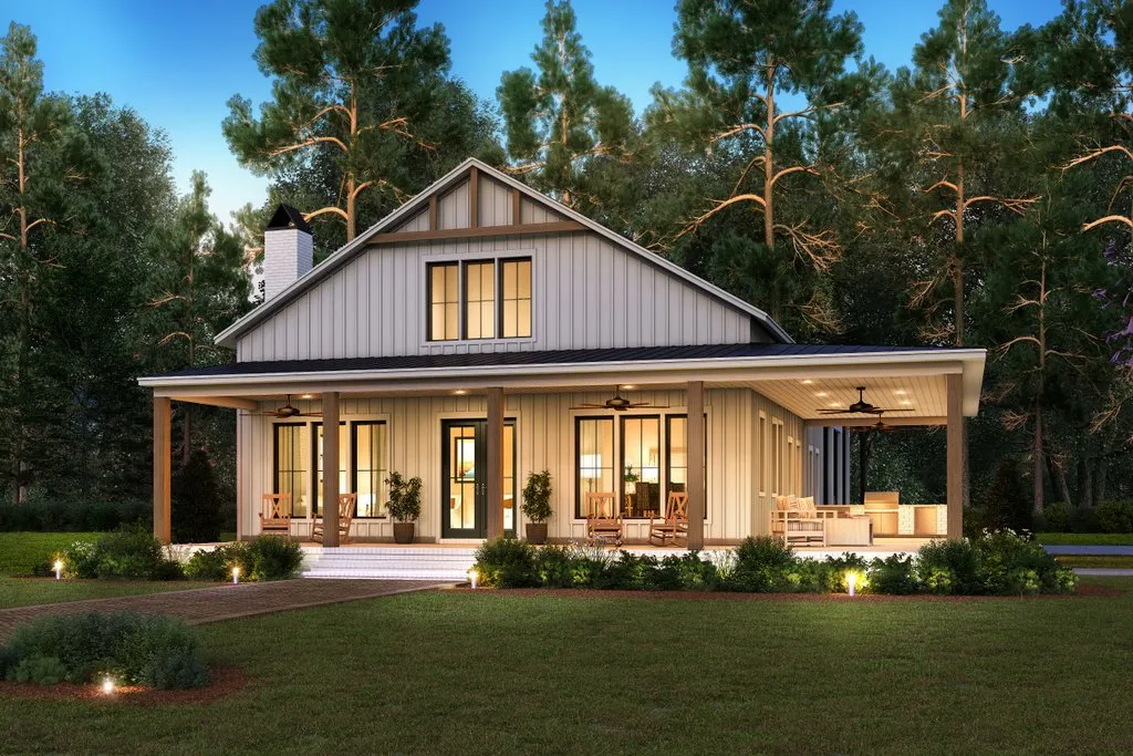 House Plan of the Week: Rectangular Ranch with Barndo Style