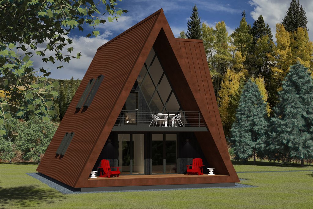 House Plan of the Week: A Fresh Take on A-Frame Style