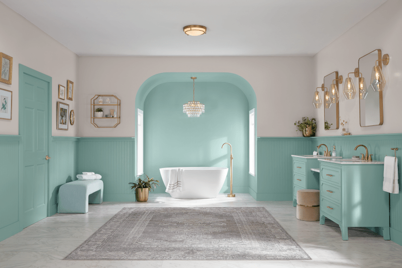 Valspar's 2024 Color of the Year Renew Blue Focuses on Wellness and Comfort