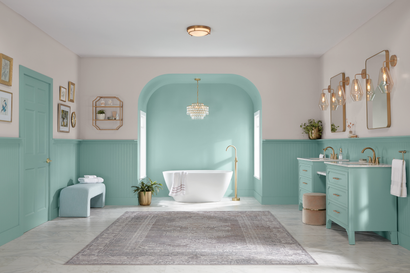 Valspar's 2024 Color of the Year Renew Blue Focuses on Wellness and Comfort