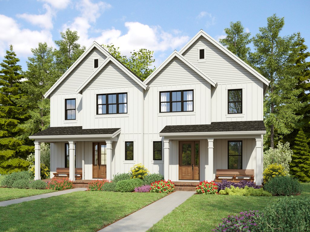 House Plan of the Week: Amenity-Filled Duplex