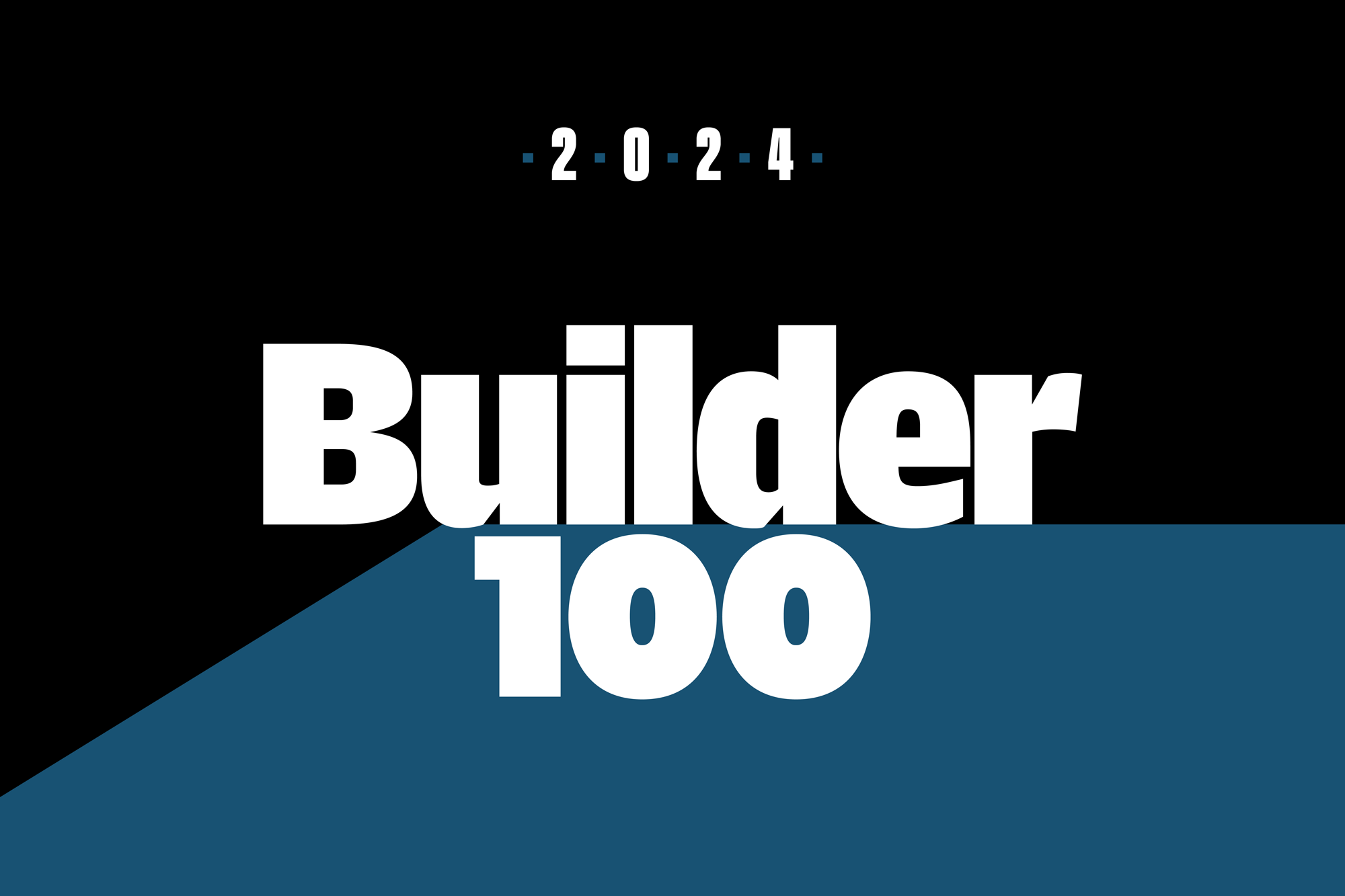 Welcome to the 2024 Builder 100 List