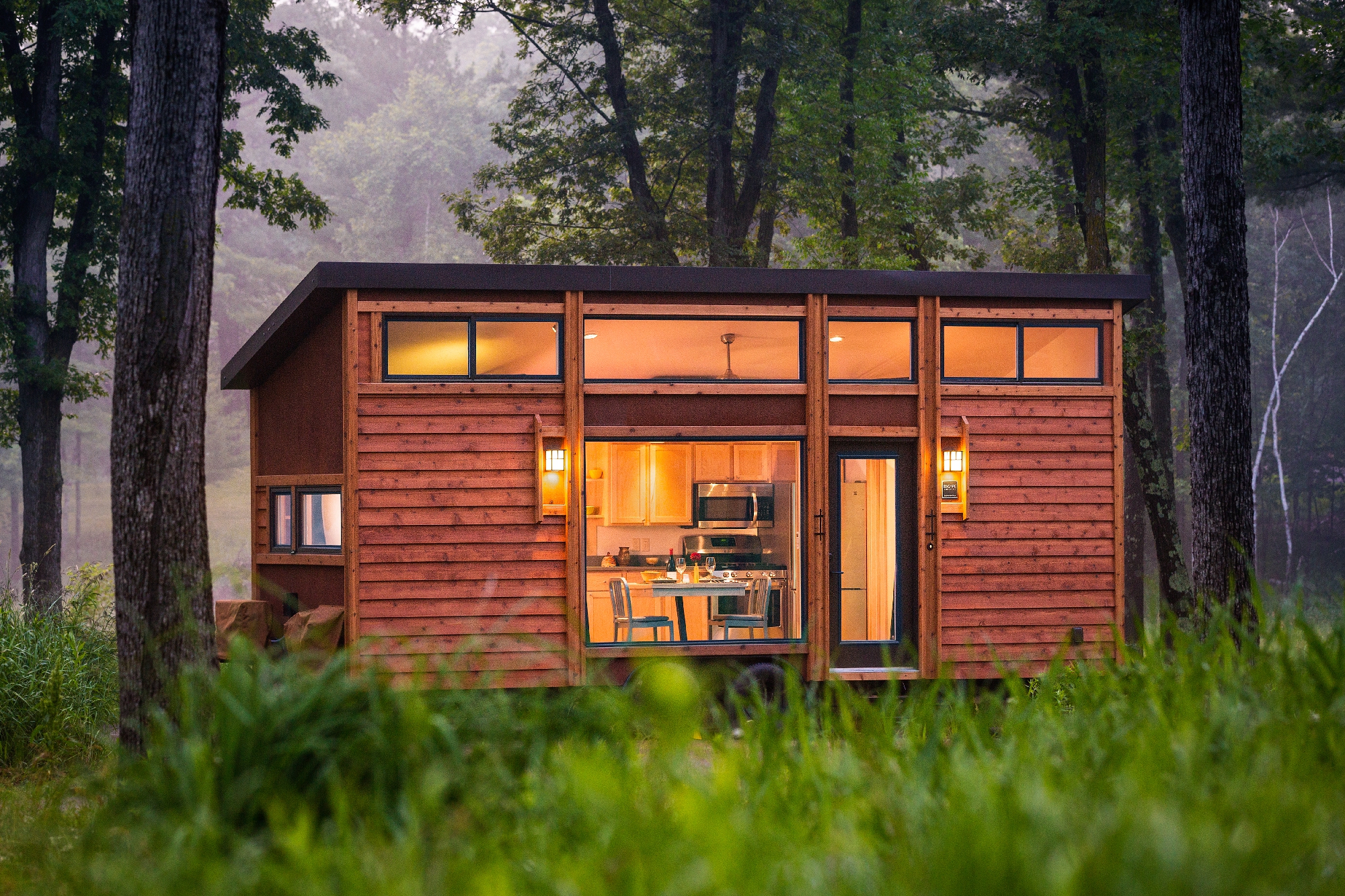 Architect-Designed Tiny Home Offers Downsized Living in a Refined Package