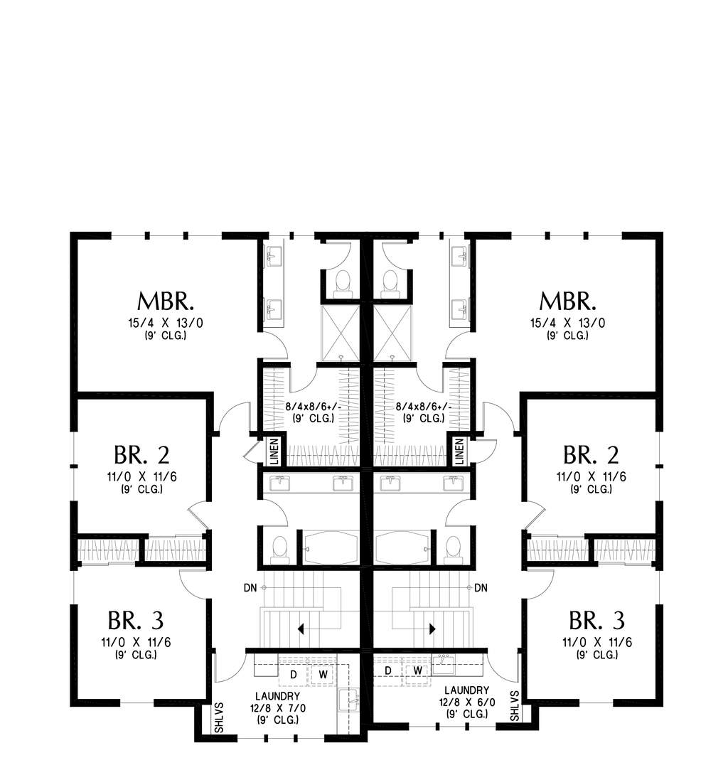 House Plan of the Week: Amenity-Filled Duplex