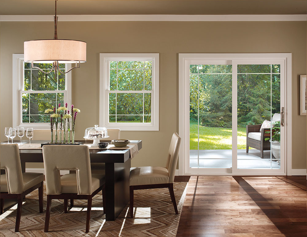Pella windows and doors in wood, aluminum-clad wood, fiberglass and ...