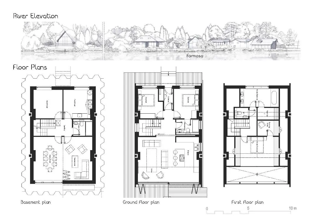 An Amphibious House That Floats During Floods