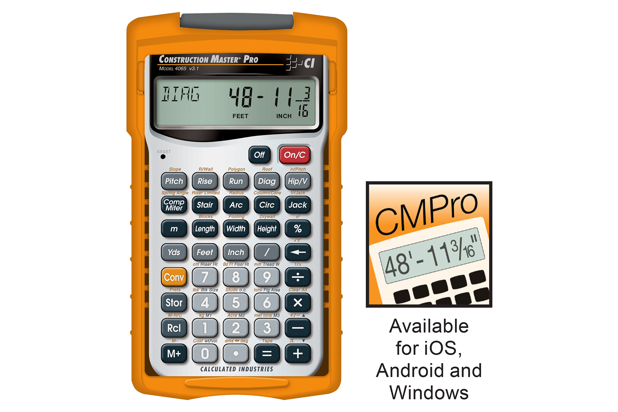 Construction Master Pro Advanced Construction-Math Calculator for ...