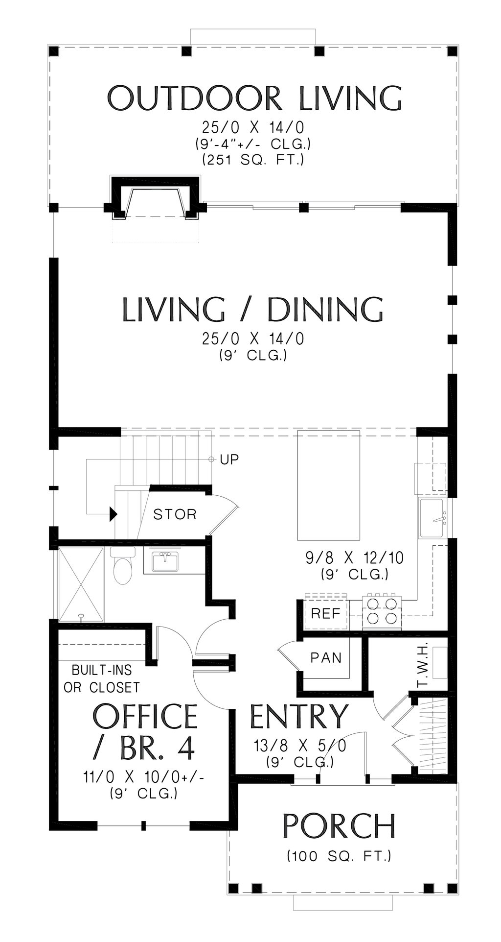 House Plan of the Week: 4 Beds and Only 26 Feet Wide