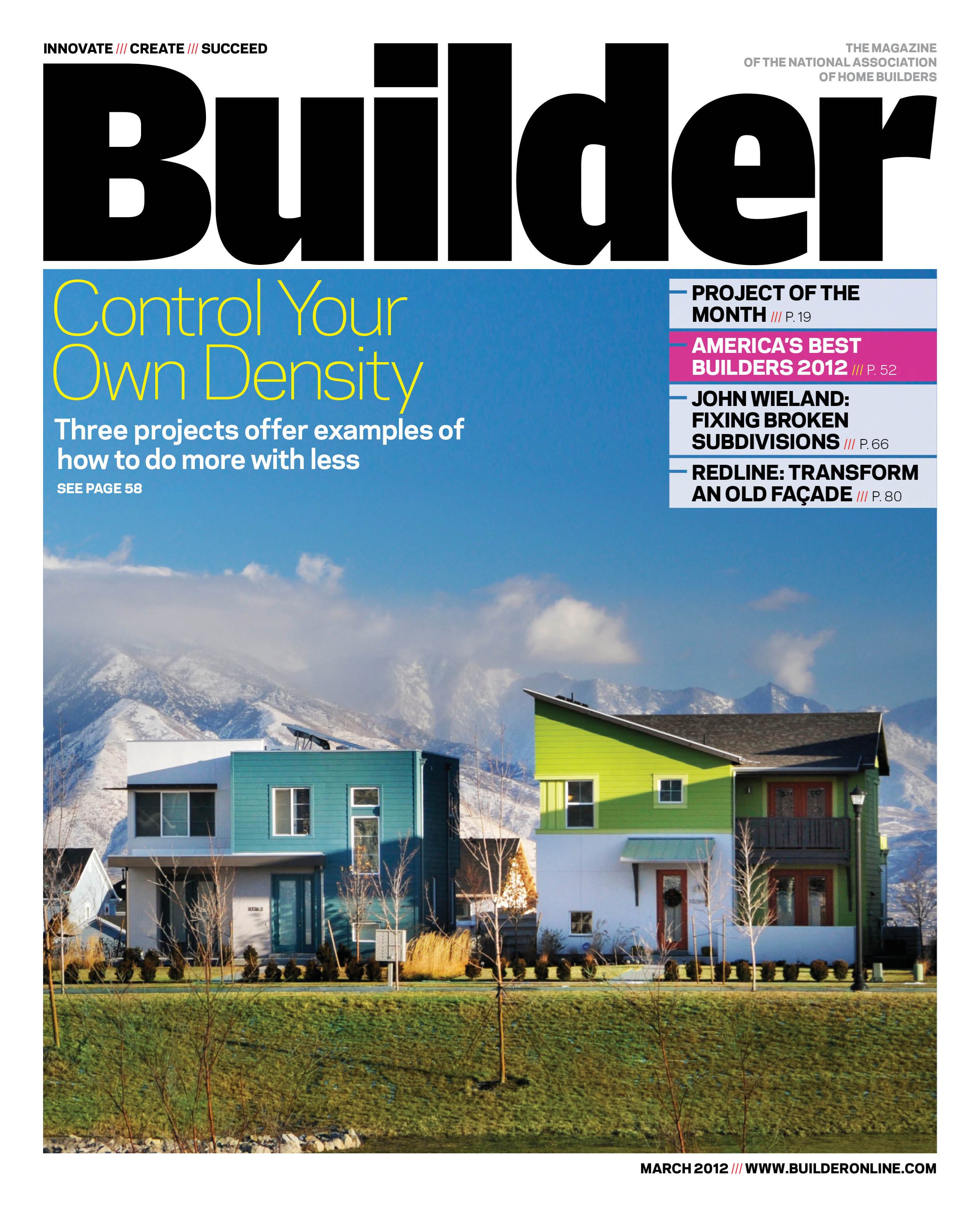 Builder Magazine March 2012 | Builder Magazine