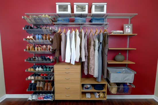Reveal Accessories Enhance freedomRail Closet Systems