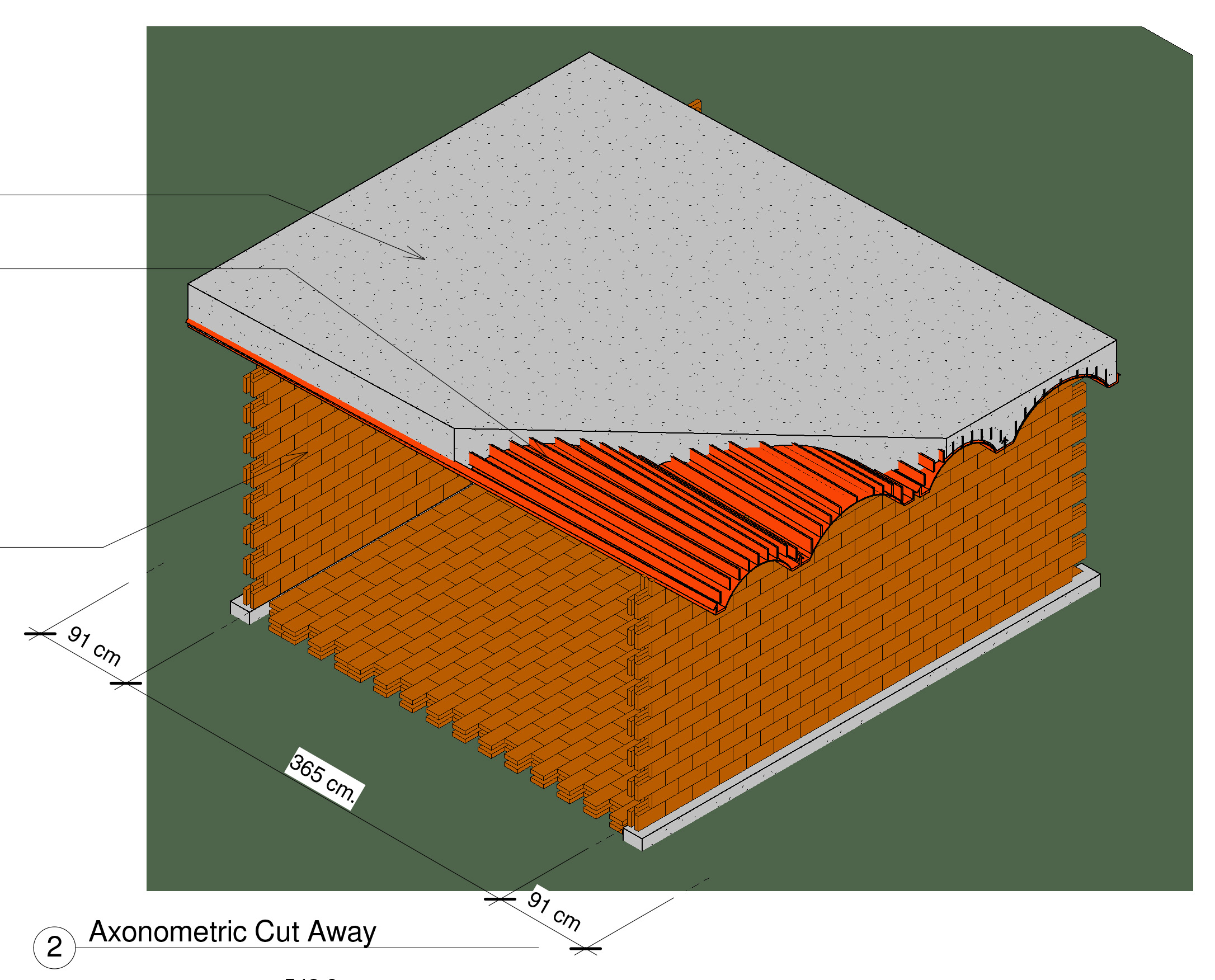 Innovative Roof Method Uses Compressed Earth Bricks