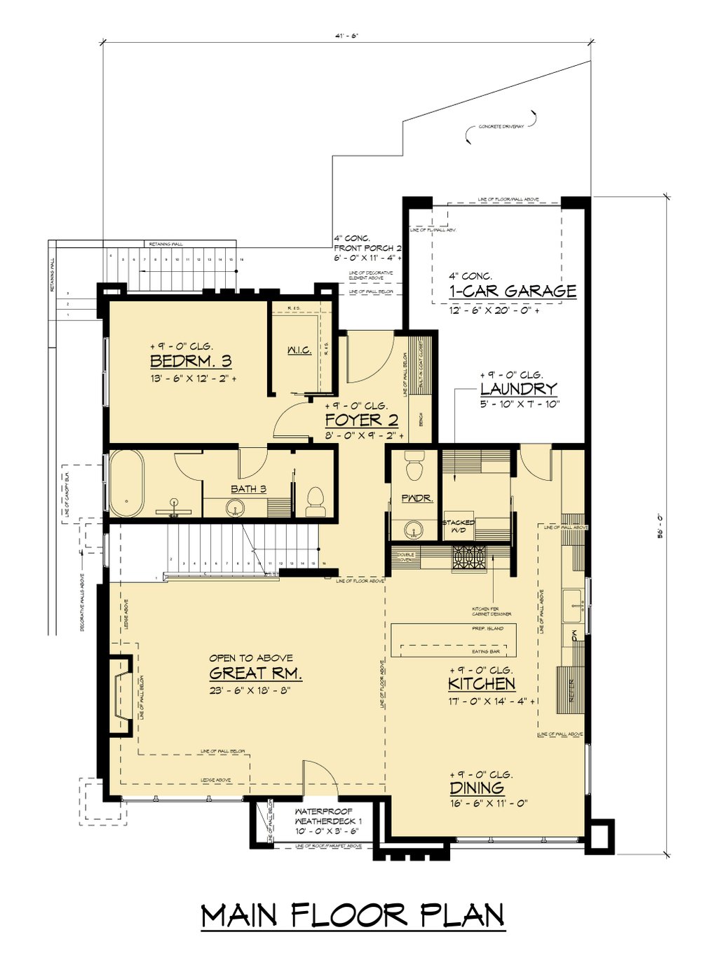 House Plan of the Week: Modern Walkout Basement