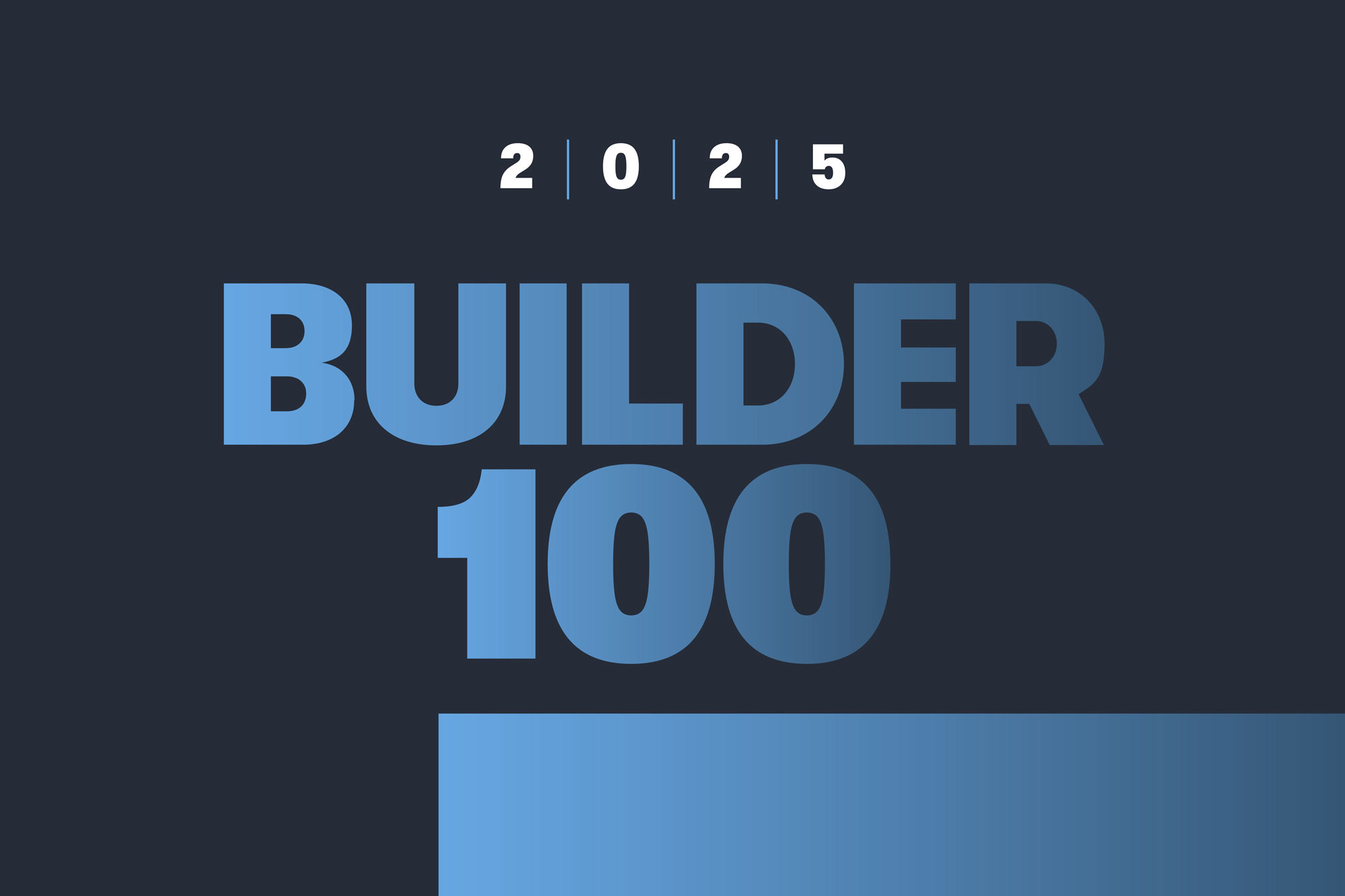 Submissions Open for 2025 BUILDER 100