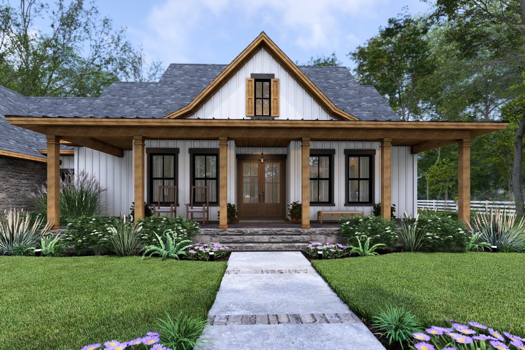Ranch House Plans Front Porch Should My Front Porch Have A Railing?