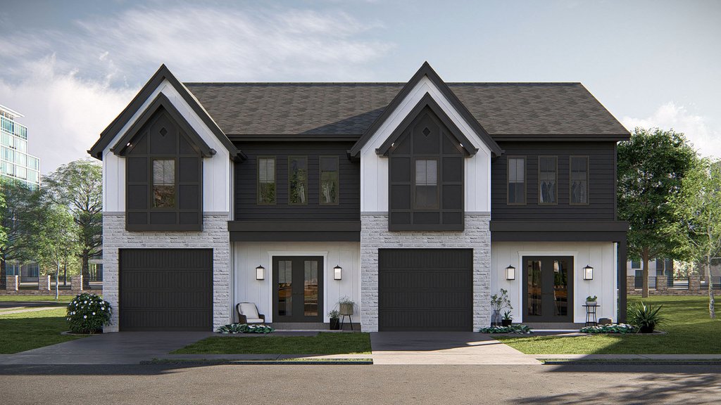 House Plan of the Week: Chic Modern Duplex